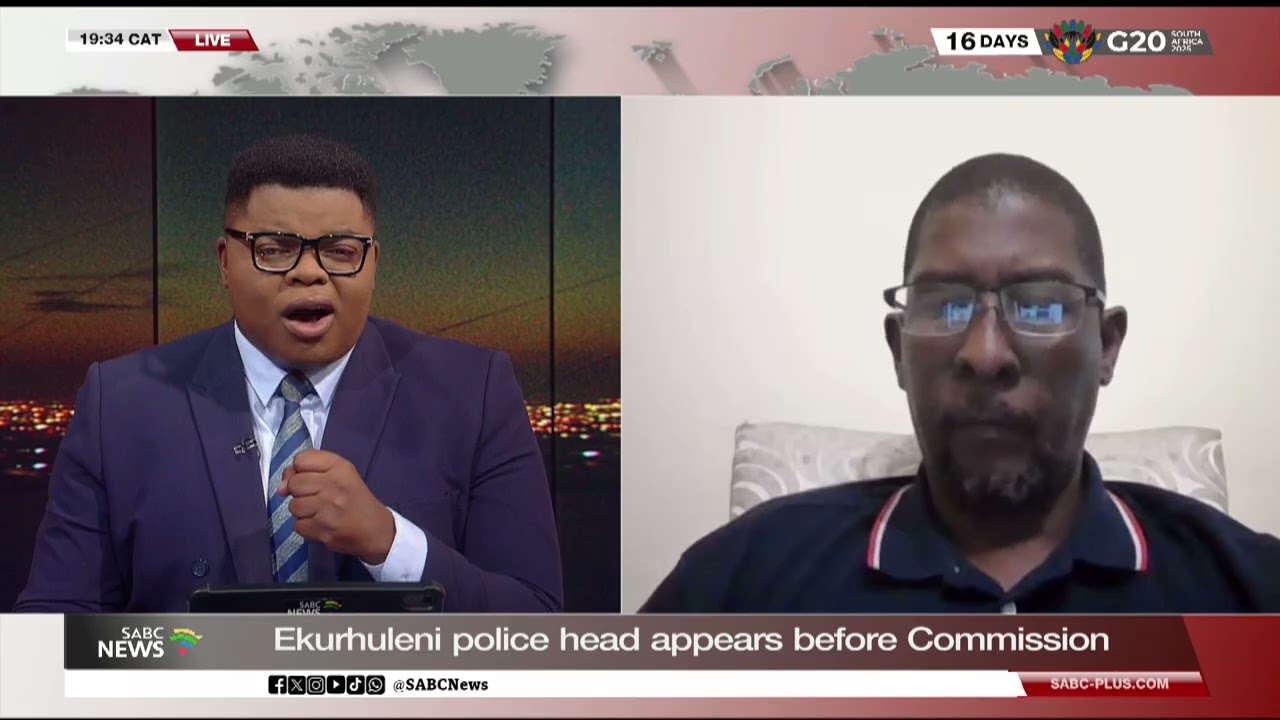 Madlanga Commission | Ekurhuleni police head appears: Dr. Mpho Matlala shares insights ...